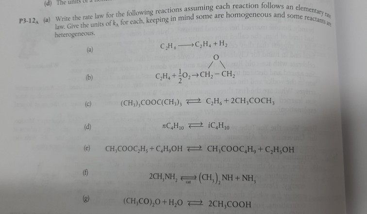 Solved law. Give the units of k, for each, keeping in mind | Chegg.com
