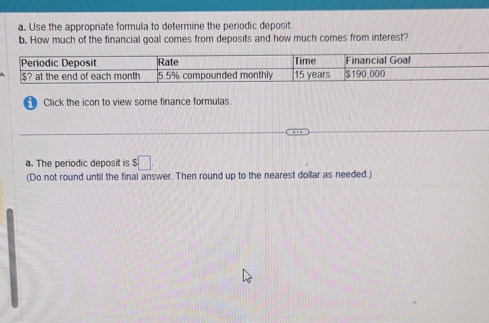 Solved a. Use the appropriate formula to determine the | Chegg.com