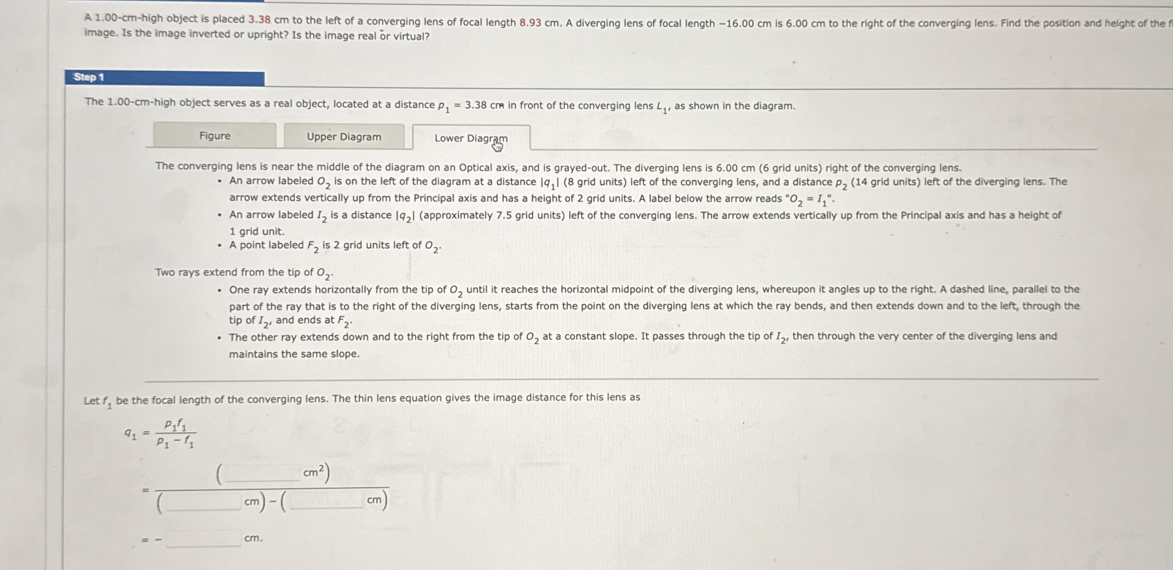 Solved image. Is the image inverted or upright? Is the image | Chegg.com