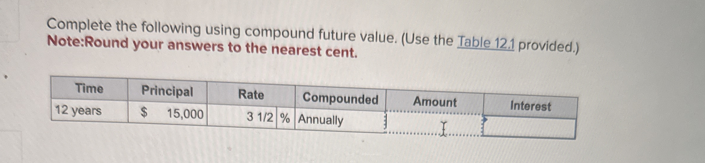 Solved Complete the following using compound future value. | Chegg.com