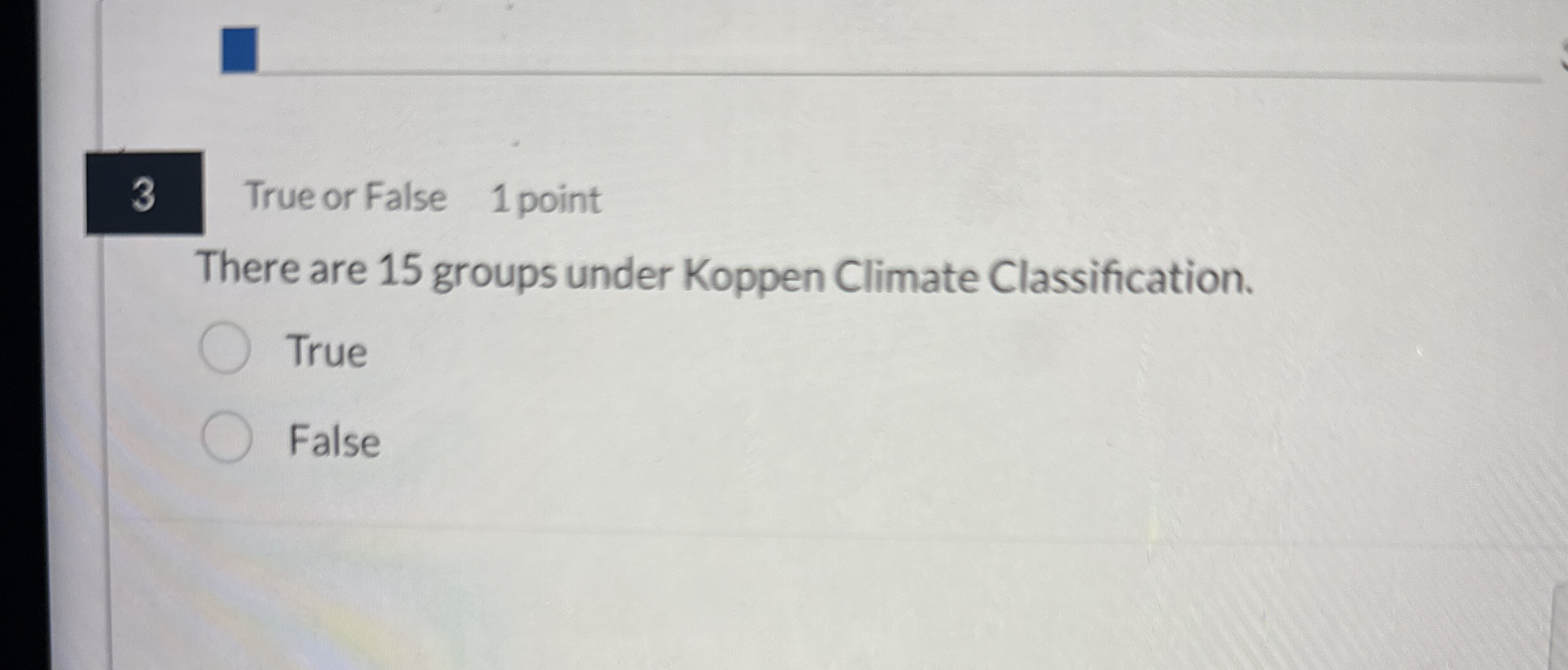 Solved 3True or False1 ﻿pointThere are 15 ﻿groups under | Chegg.com