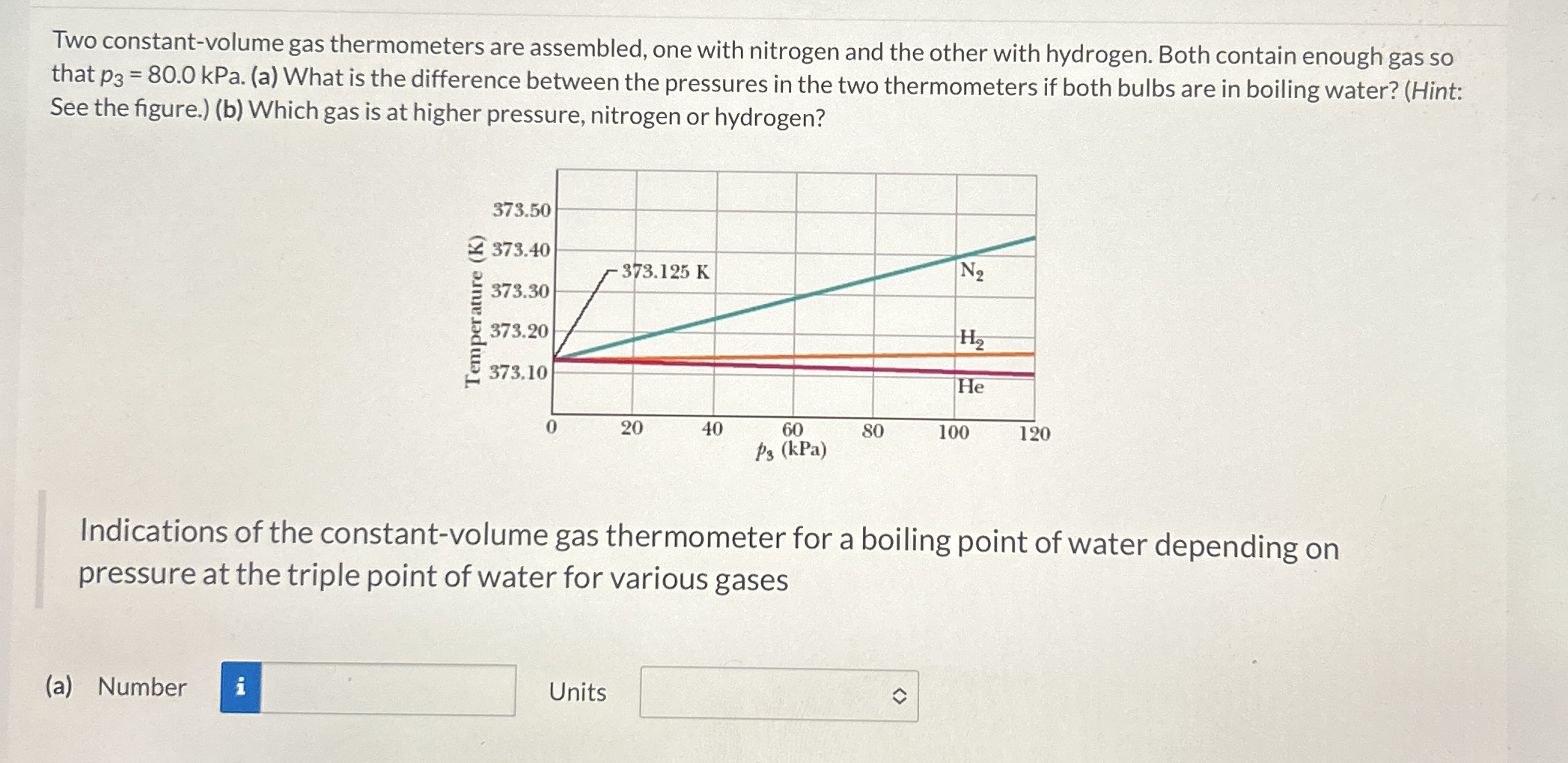 Solved Two constant-volume gas thermometers are assembled, | Chegg.com