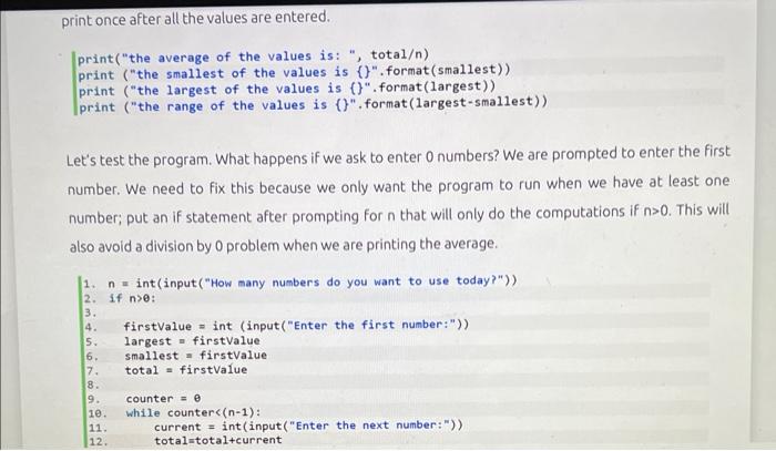 Solved Write a program that reads a set of integer values. | Chegg.com