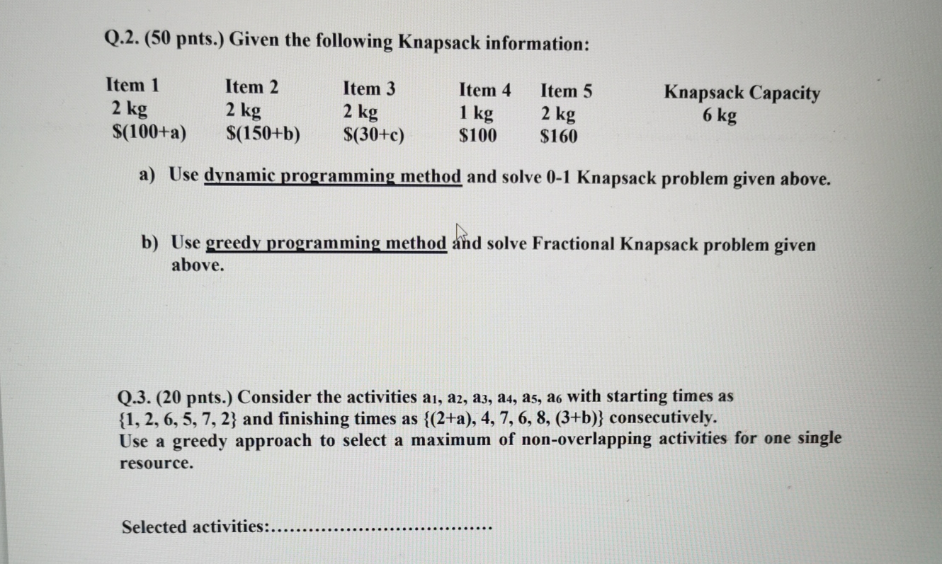 Can you please solve these two questions by | Chegg.com