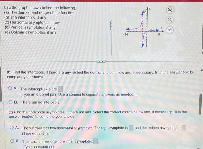Solved Use the graph shown to find the following (a) The | Chegg.com