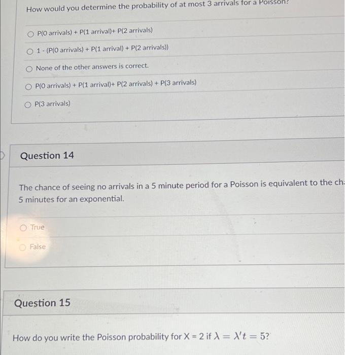 Solved How would you determine the probability of at most 3 | Chegg.com