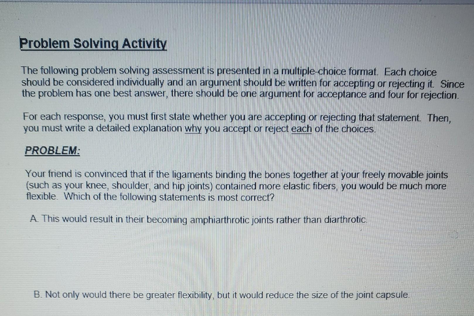 Solved Problem Solving Activity The following problem | Chegg.com