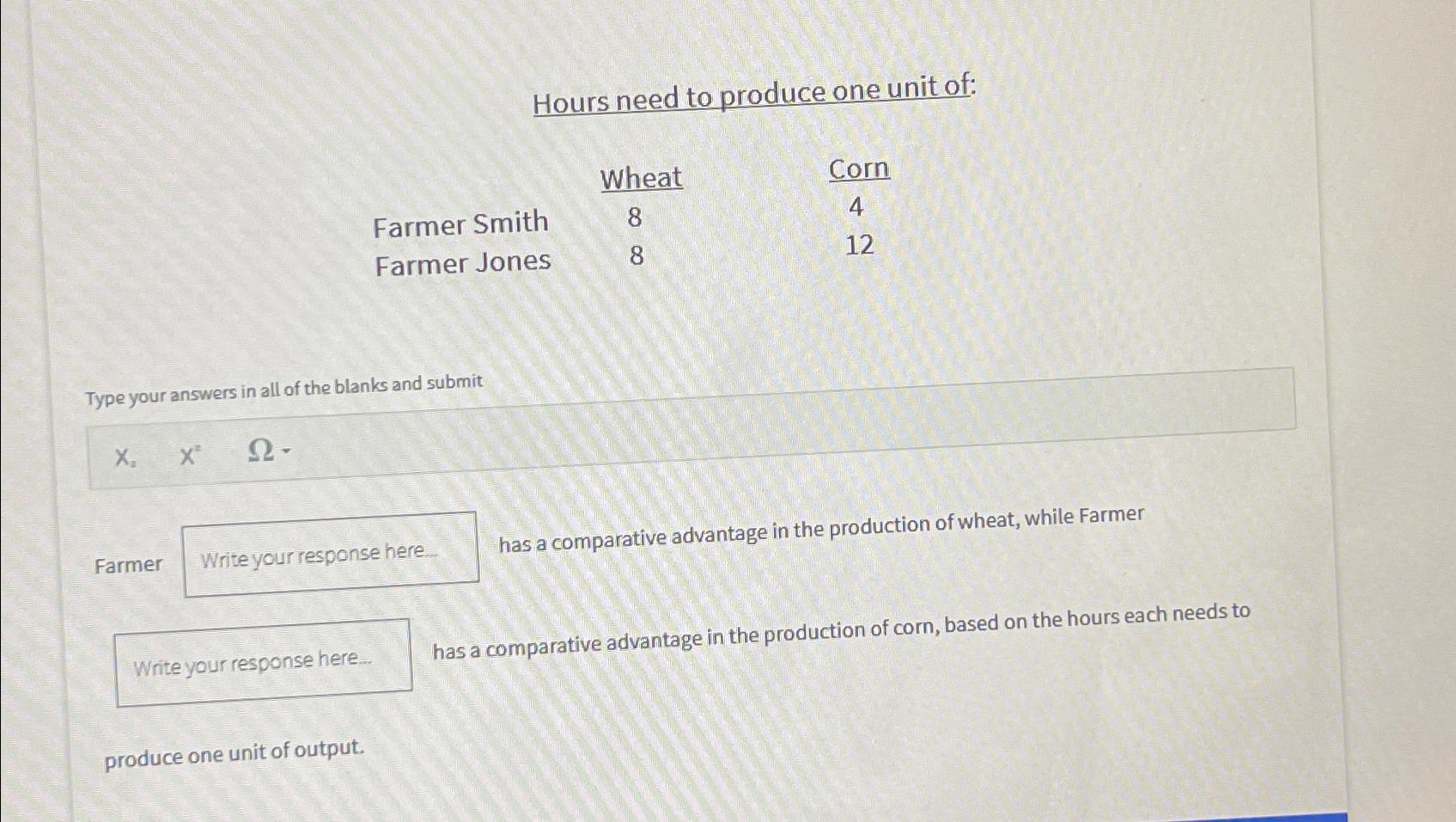 Solved Hours need to produce one unit | Chegg.com