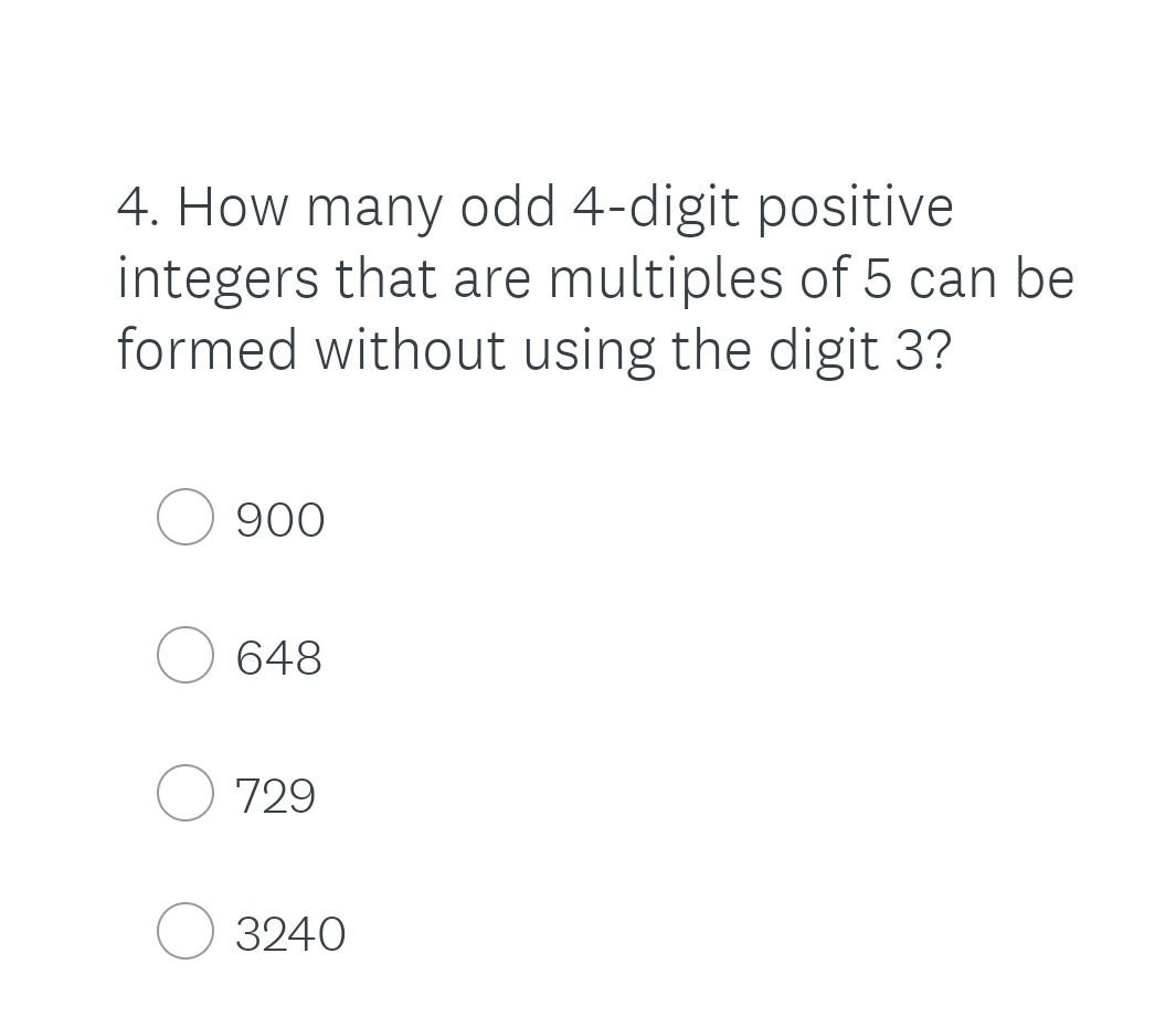 Solved 4. How many odd 4-digit positive integers that are | Chegg.com