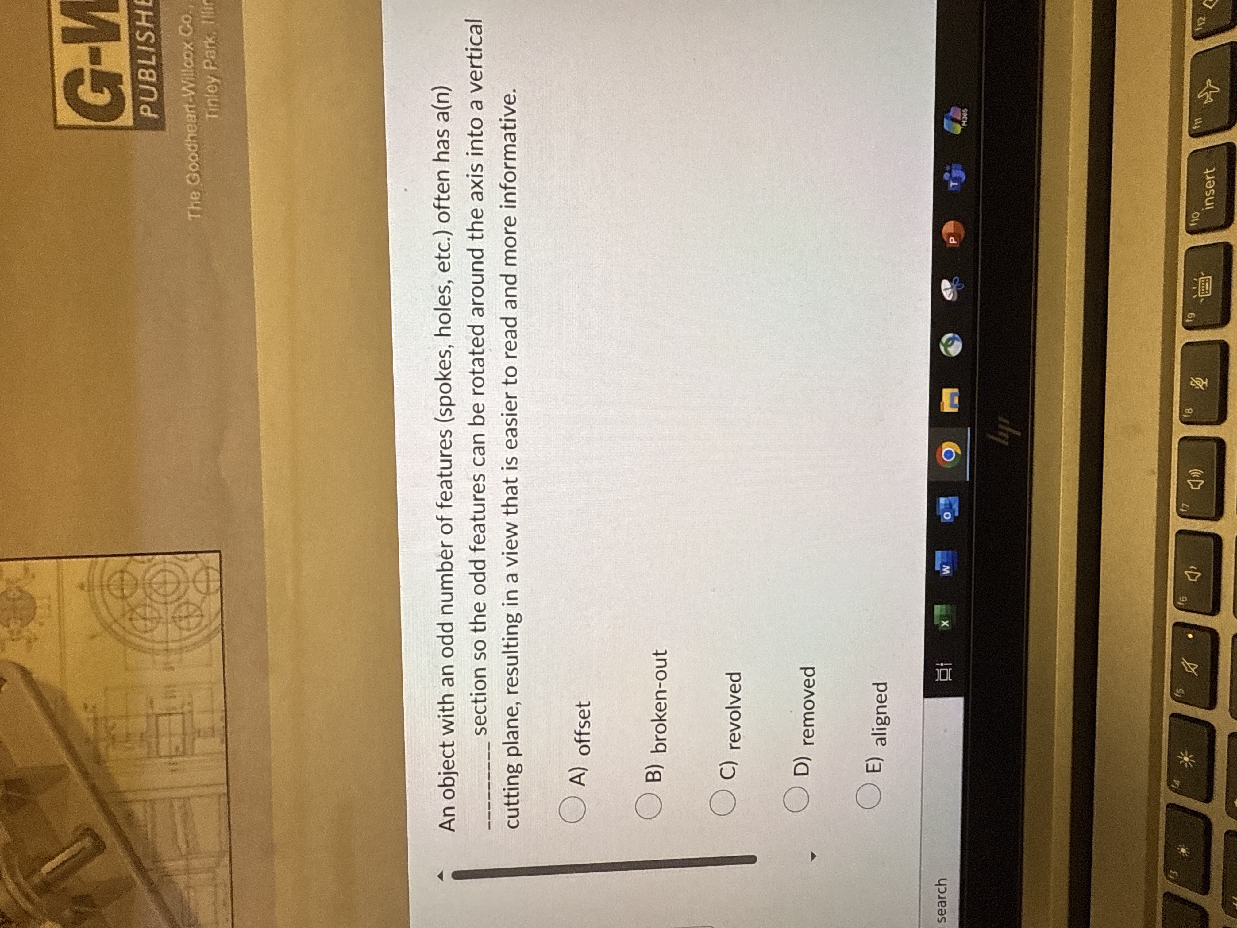 Solved An object with an odd number of features (spokes, | Chegg.com