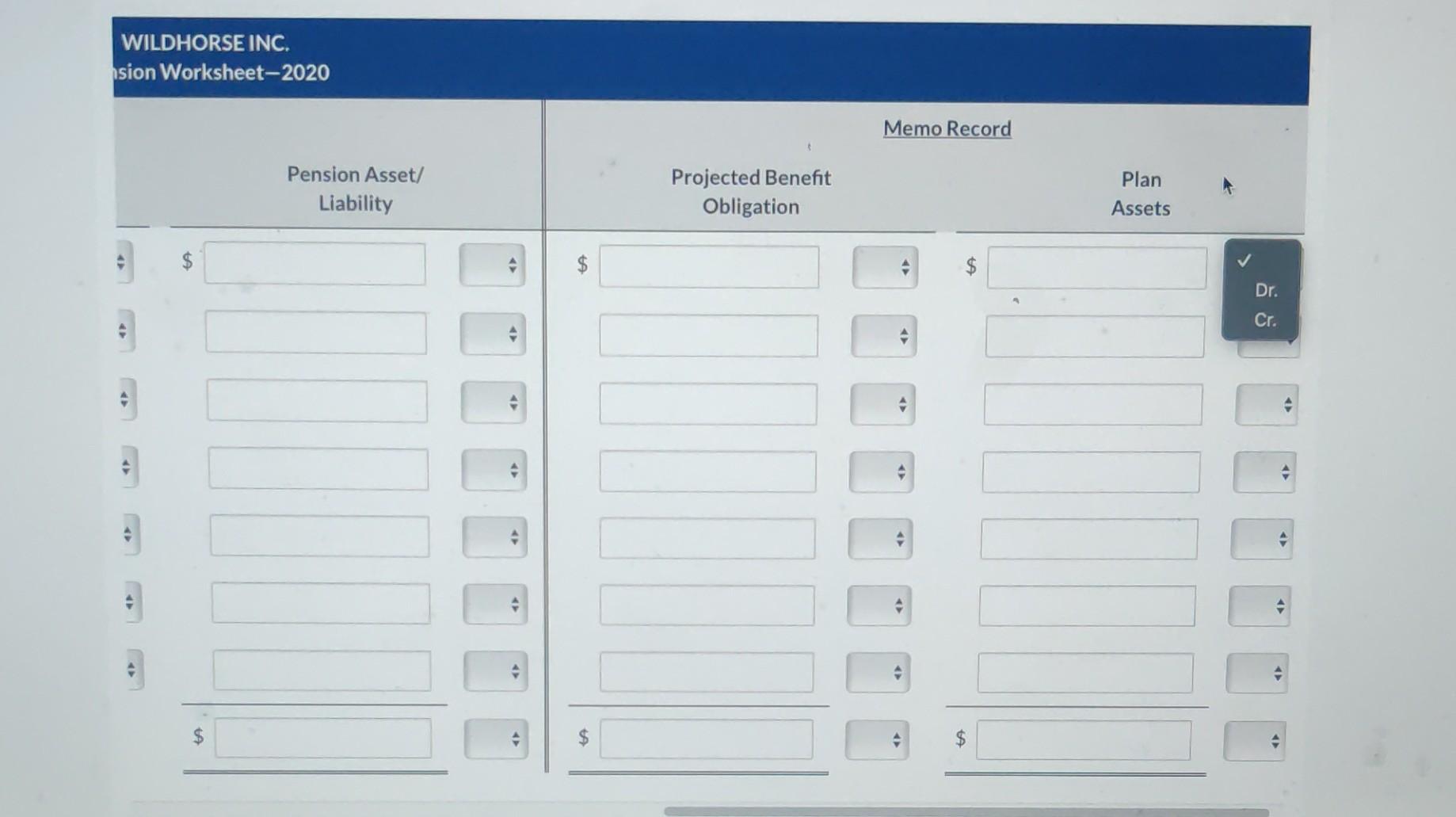 Solved Using the preceding data, compute pension expense for | Chegg.com