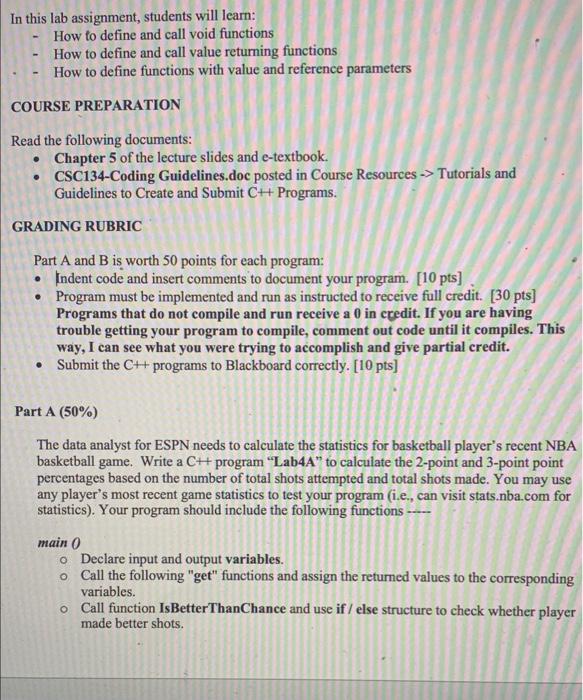 Solved c++ code, define and call void function, reference | Chegg.com