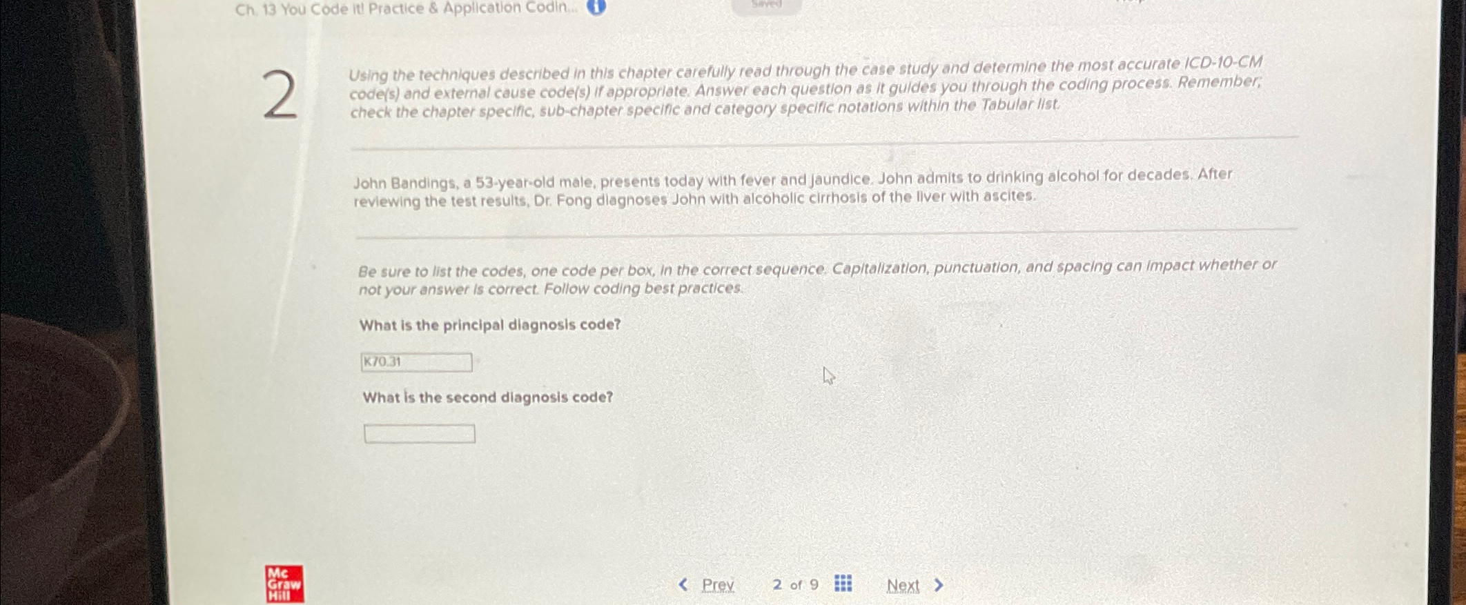 Solved Ch. 13 ﻿You Code itt Practice & Application | Chegg.com