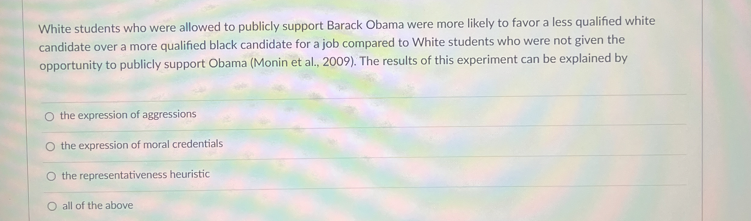 Solved White students who were allowed to publicly support | Chegg.com