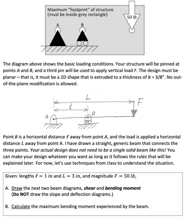 Solved Maximum "footprint" of structure (must be inside grey | Chegg.com