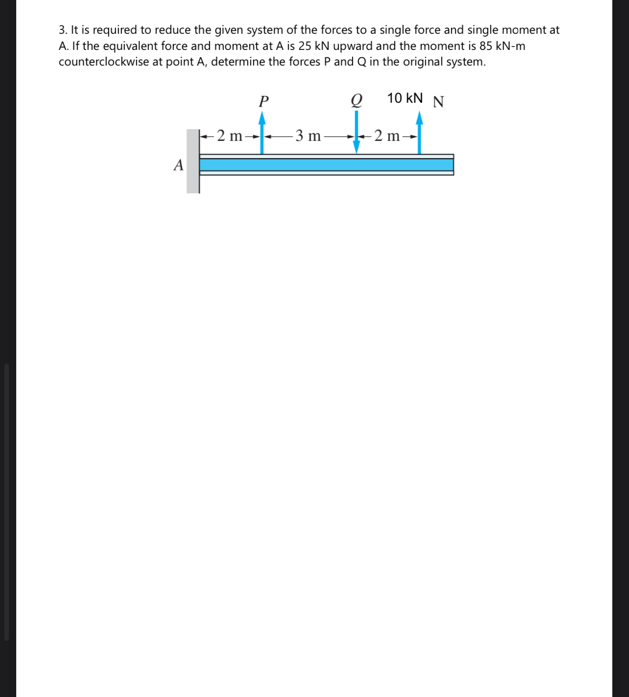 It is required to reduce the given system of the | Chegg.com