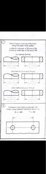 Solved Show 3 wivs at aining taierances. asing the basc hale | Chegg.com