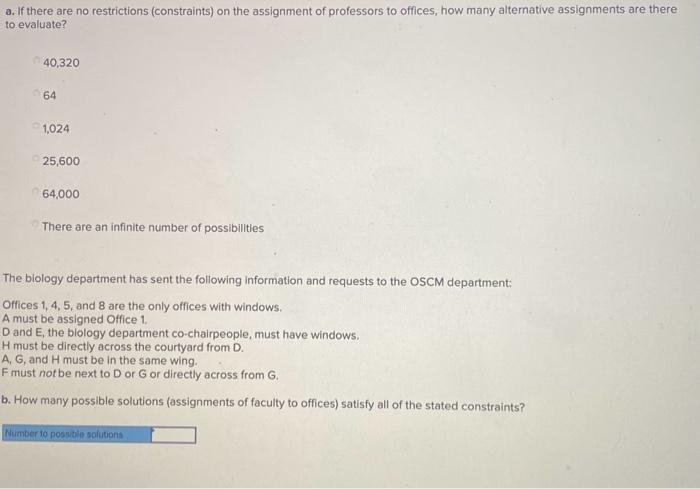 Solved The Dorton University president has asked the OSCM | Chegg.com