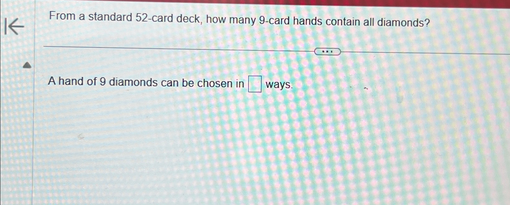 Solved From a standard 52-card deck, how many 9-card hands | Chegg.com