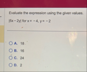 Solved Evaluate the expression using the given | Chegg.com