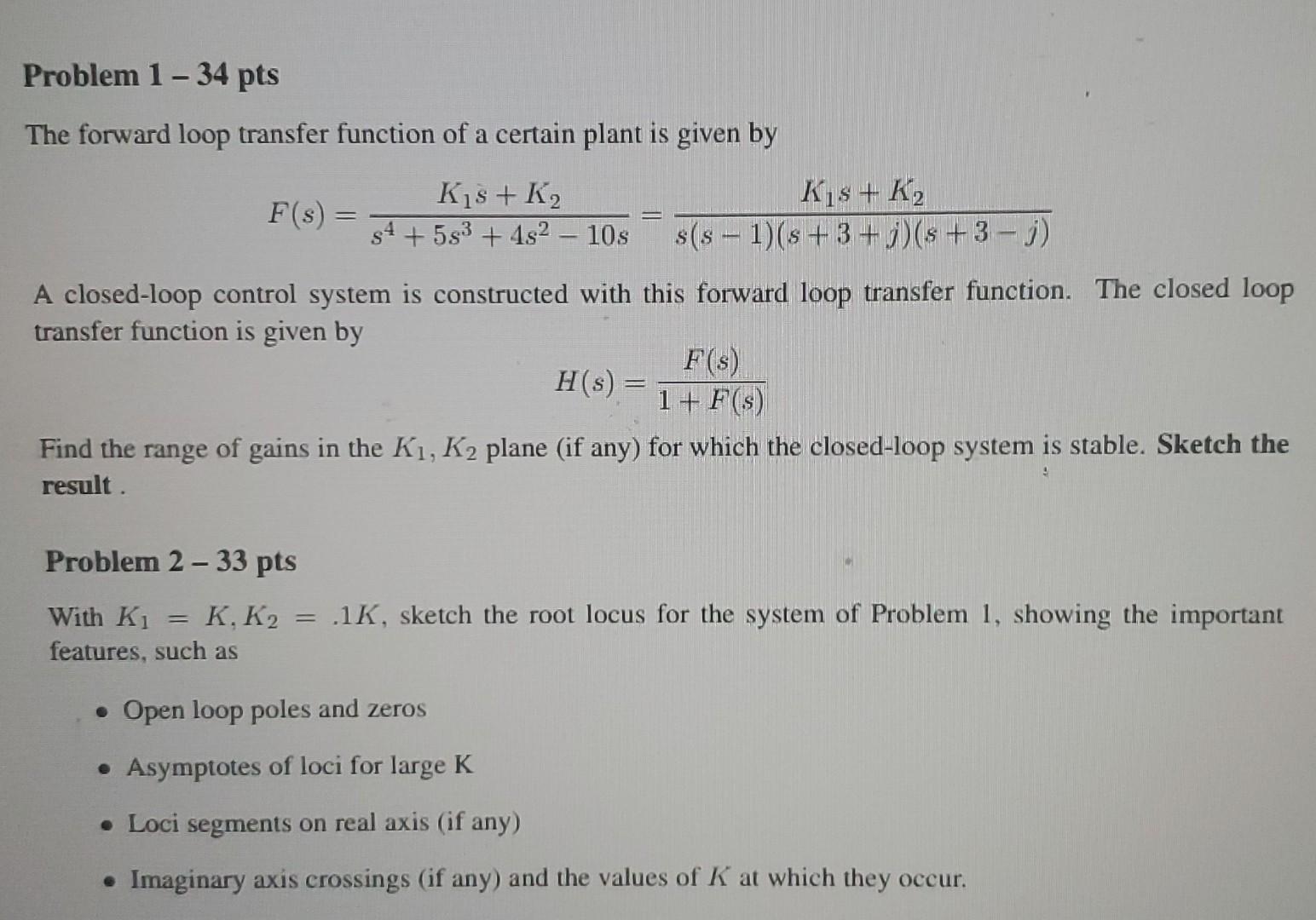 Solved SOLVE PROBLEM 3. please just solve problem 3 but | Chegg.com