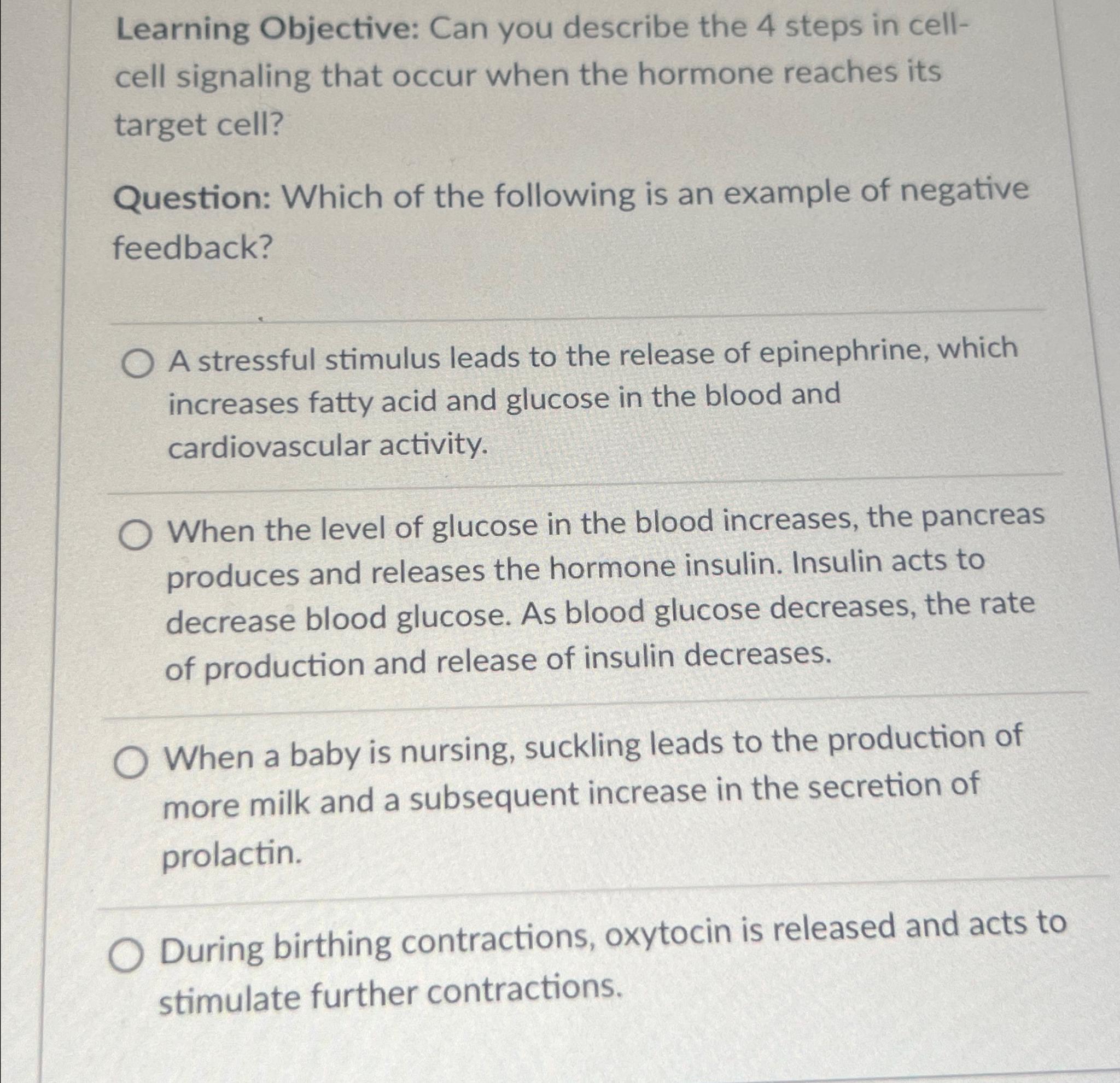 Solved Learning Objective: Can you describe the 4 ﻿steps in | Chegg.com