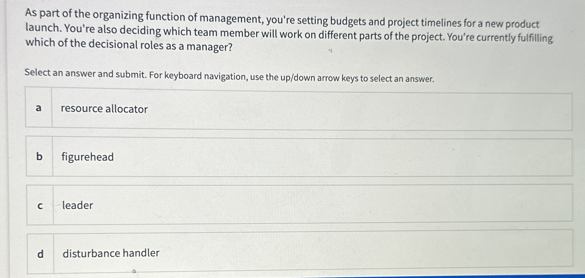 Solved As part of the organizing function of management, | Chegg.com