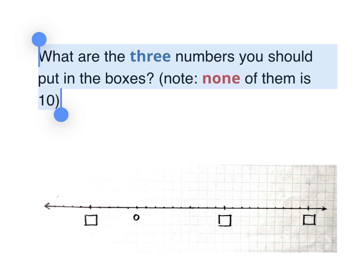 Solved What are the three numbers you should put in the | Chegg.com