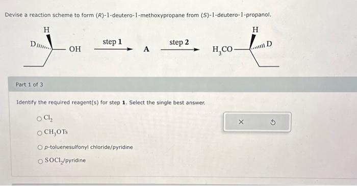 Solved Devise a reaction scheme to form | Chegg.com