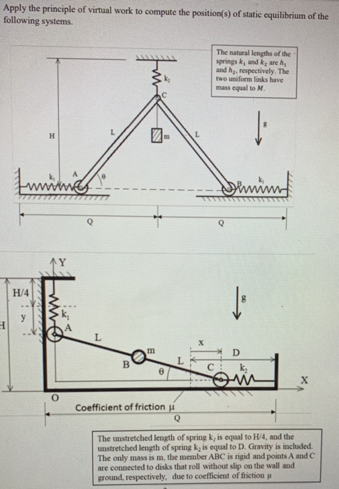 Solved Apply the principle of virtual work to compute the | Chegg.com