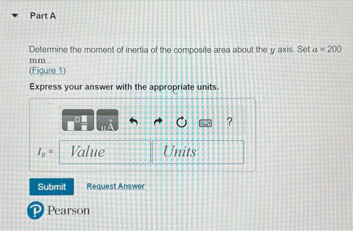 Solved FigureFigure 1 of 1Determine the moment of inertia of | Chegg.com