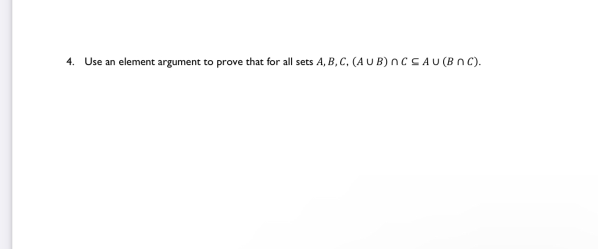 Solved Use an element argument to prove that for all sets | Chegg.com Solved Use an element argument to prove that for all sets | Chegg.com
