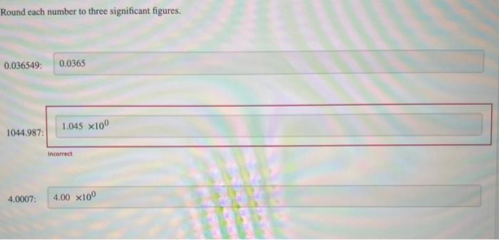 Solved Round each number to three significant figures. | Chegg.com