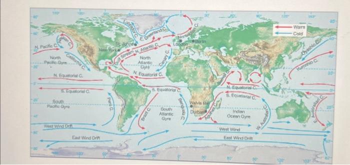 Solved 4) (5 points) Using the maps on the previous page of | Chegg.com