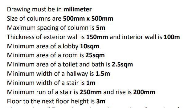 Solved Drawing must be in milimeter Size of columns are 500 | Chegg.com