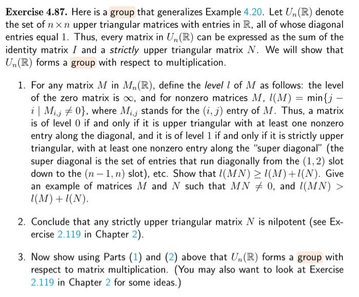 Solved Exercise 4.87. Here is a group that generalizes | Chegg.com
