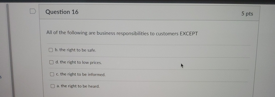 Solved Question 165 ptsAll of the following are business | Chegg.com Solved Question 165 ptsAll of the following are business | Chegg.com