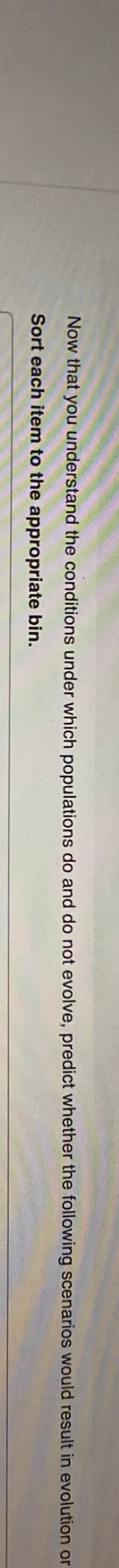 Solved Now that you understand the conditions under which | Chegg.com