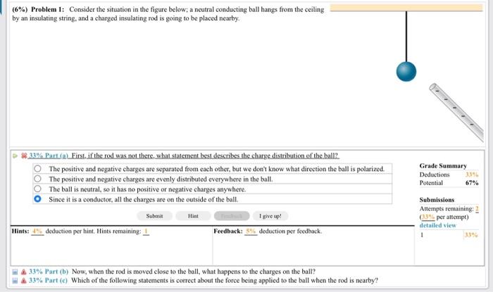 Solved 6 Problem 1 Consider The Situation In The Figure
