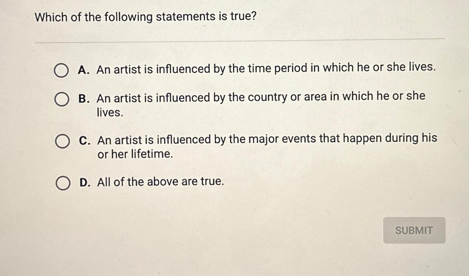 Which of the following statements is true?A. ﻿An | Chegg.com