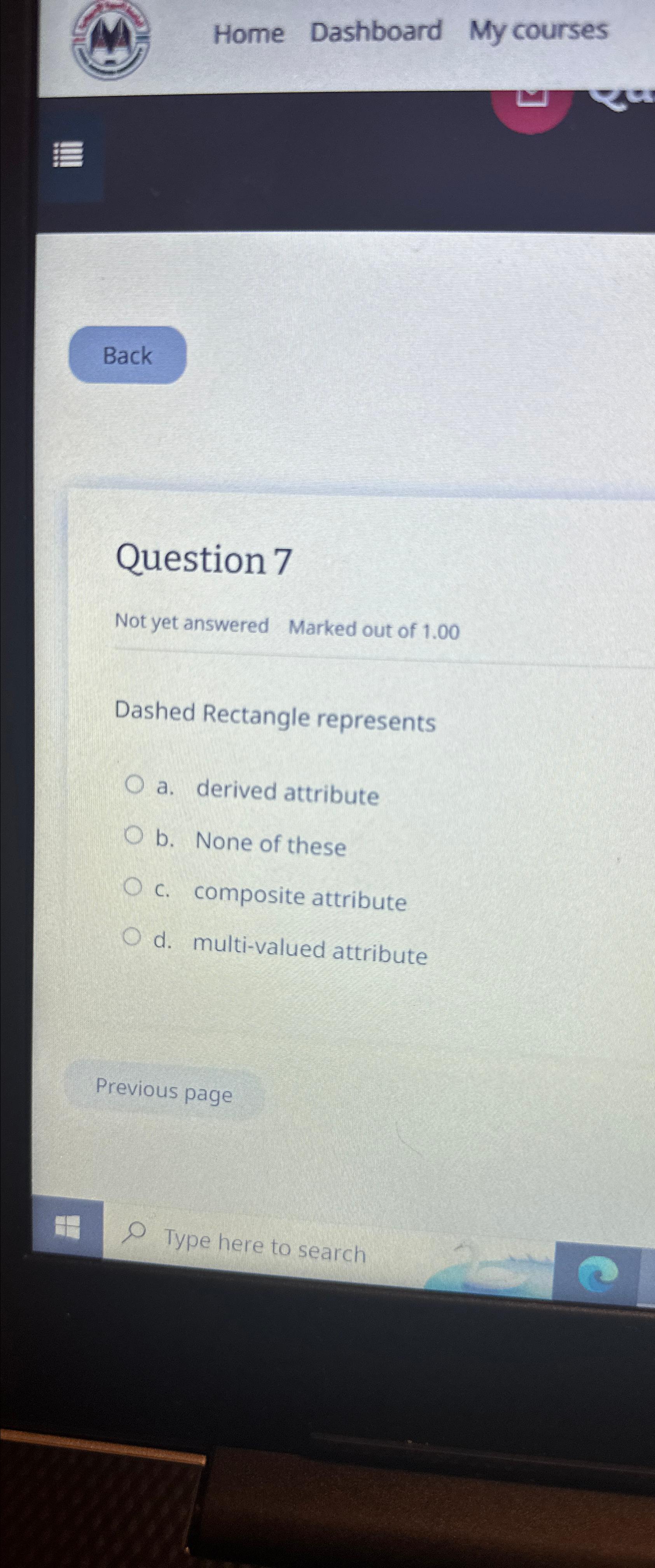 Solved HomeDashboardMy coursesQuestion 7Not yet answered | Chegg.com