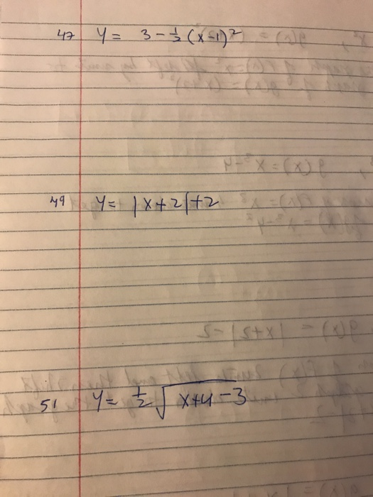 Solved 65. 29-52 • Graphing Transformations Sketch the graph | Chegg.com