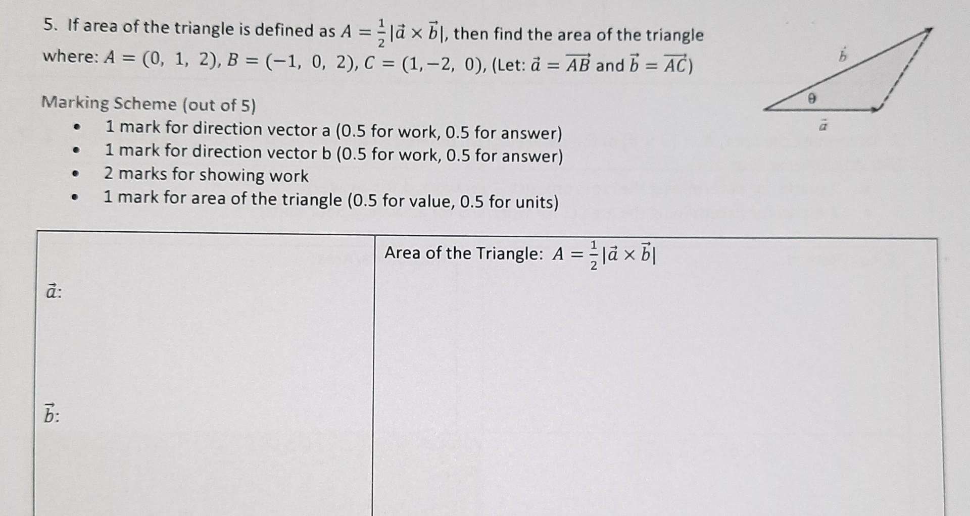Solved 3-3F-5) This question is from Cross product and its | Chegg.com