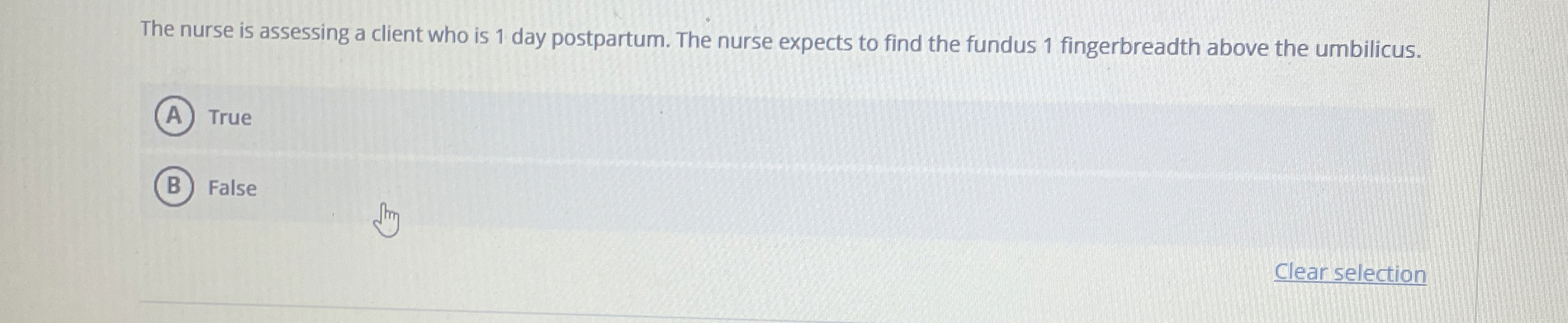 Solved The nurse is assessing a client who is 1 ﻿day | Chegg.com