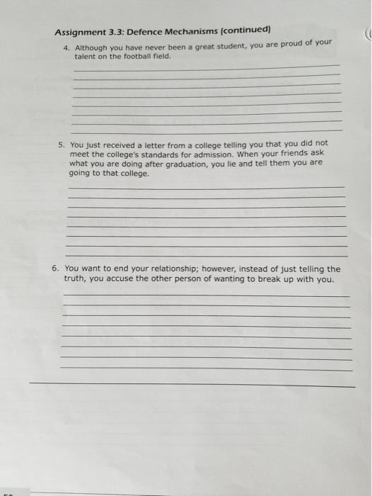 Solved Assignment 3.3: Defence Mechanisms (12 marks) For | Chegg.com