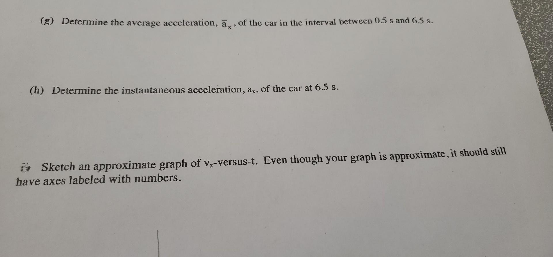 Solved A toy car moves along a straight east-west track. The | Chegg.com