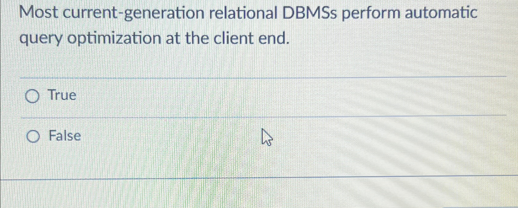 Solved Most current-generation relational DBMSs perform | Chegg.com