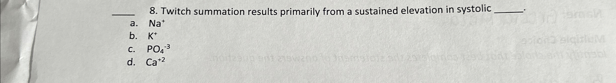 Solved Twitch summation results primarily from a sustained | Chegg.com