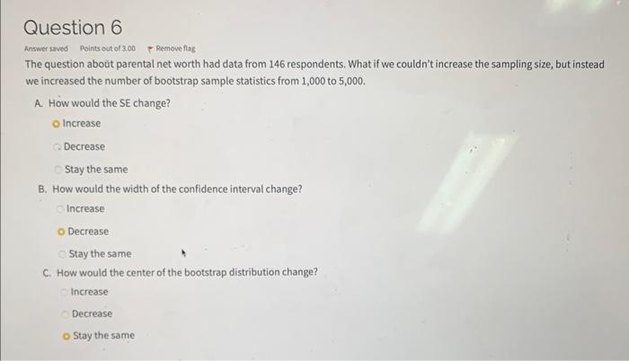Solved Answer saved Points out of 300 Pemove flag The | Chegg.com