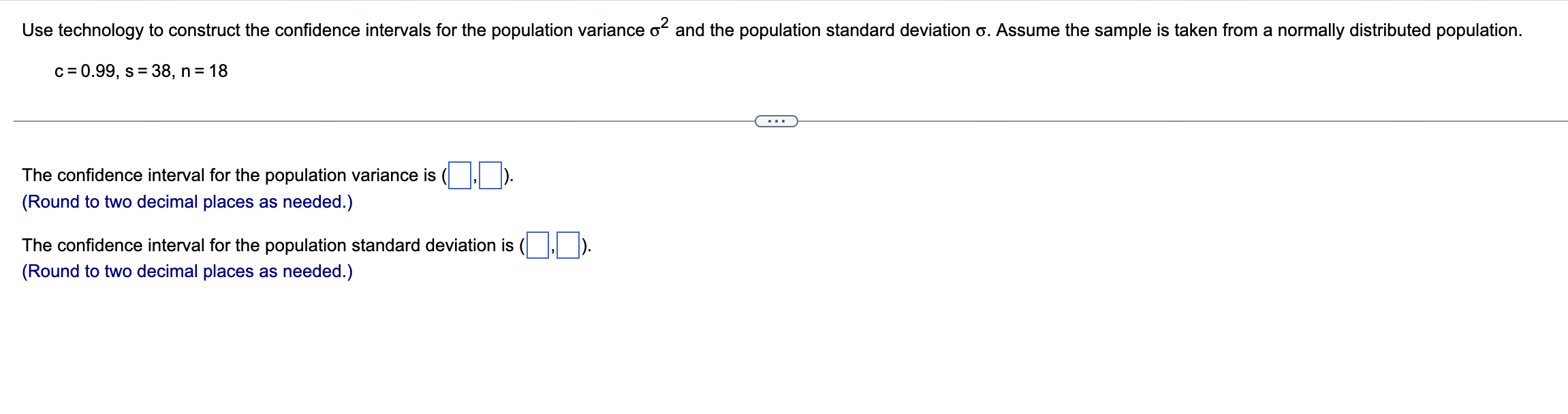Solved Use technology to construct the confidence intervals | Chegg.com